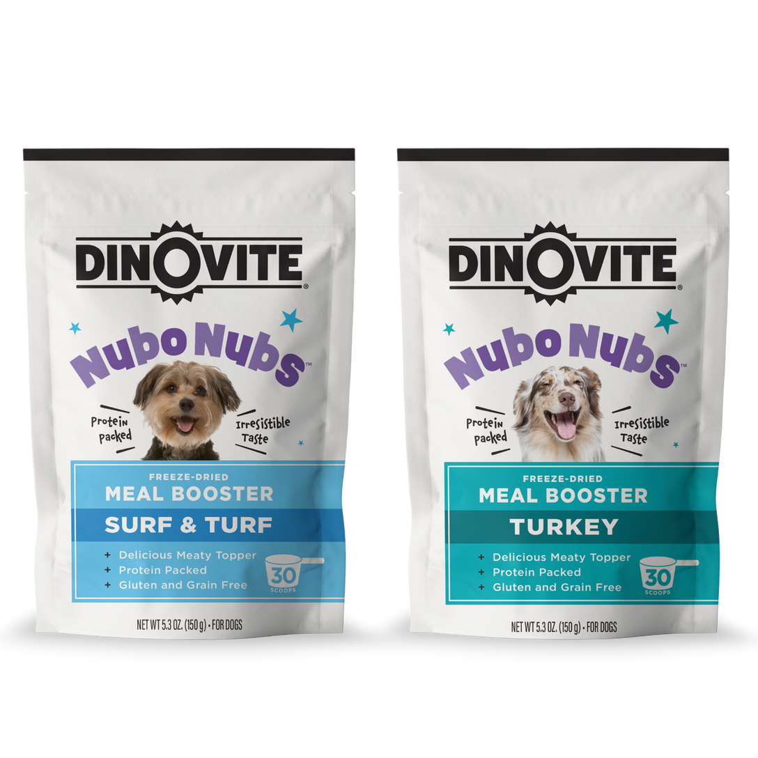 Freeze Dried Meal Topper for Dogs 2-Pack | NubONubs from Dinovite | Dinovite