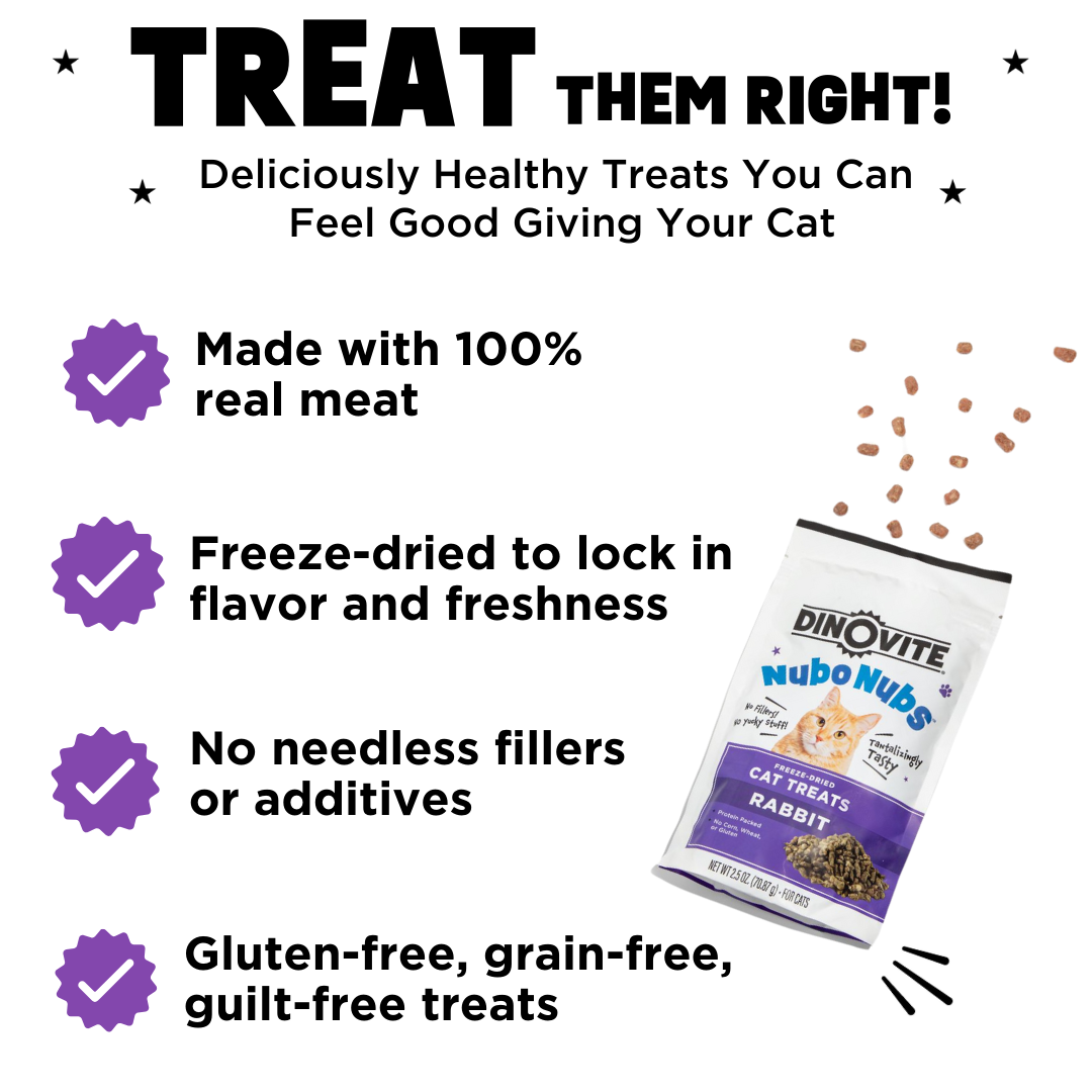 Cat Treat and Supplement Bundle | More for Cat Lovers | Dinovite